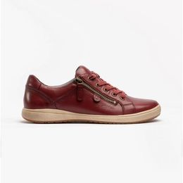 Josef Seibel Caren 12 Damen Leder Sneaker Bordeaux