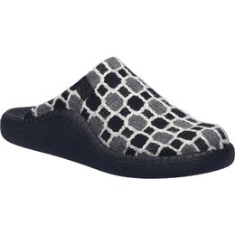 Josef Seibel Damen Hausschuh Monaco D 03 in schwarz-multi