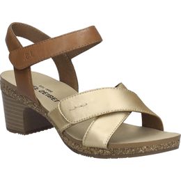 Josef Seibel Damen Sandale Grace 01 in gold-kombi