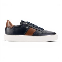 Martinelli Herren Blaue Ledersneakers Sneakers Sneaker Schuhe &ndash; Hastings