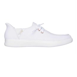Skechers - "Skipcute" Sneaker f&uuml;r Damen, Canvas (Wei&szlig;)