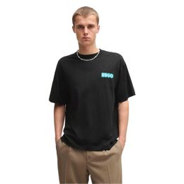 Hugo - "Duwood" T-Shirt f&uuml;r Herren, Baumwolle, Regul&auml;r (Schwarz)