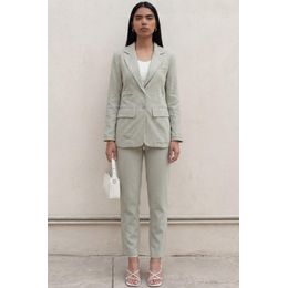 Jacke mit Knopfkragen und zwei-teiliger Set