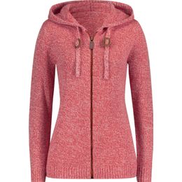Kapuzenstrickjacke