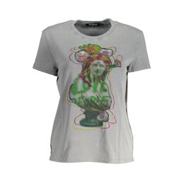 Desigual Blumenspitze Grafik Tee