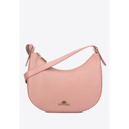 Wittchen Damen-Baguette-Handtasche aus Leder, Rosa, Naturleder