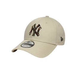 New Era Cap '9FORTY Outline Camo New York Yankees MLB' Herren Gr&ouml;&szlig;e 54/64 beige