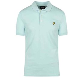 Lyle & Scott Lyle & Scott Brand Logo Clear Sky Poloshirt auf der Brust