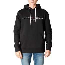 Tommy Hilfiger Logo Hoodie Schwarz