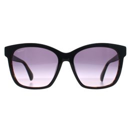 MaxMara Max Mara Square Womens Schwarz Schildkr&ouml;te Rauch Grau Gradient MM0042 Logo9