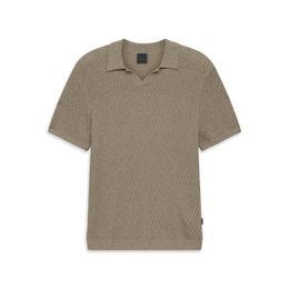 Bugatti Herren Strickpolo Regular Fit aus einem Baumwollmix