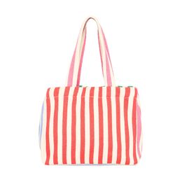 Ichi Shopper 'IASIO BA' Damen Gr&ouml;&szlig;e One Size creme / jade / pink / rot