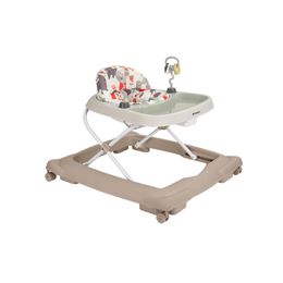 Kikka boo Lauflernhilfe Paleo, faltbar, h&ouml;henverstellbar, Stopper, R&auml;der drehbar beige