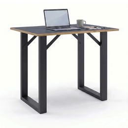 Vcm Bartisch, Stehtisch und Meetingtisch, 110 x 80 x 102 cm, Hochtisch f&uuml;r K&uuml;che, B&uuml;ro und Lounge - Salia