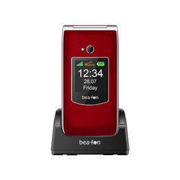 BEAFON SL605 LTE, Rot Handy (Seniorenhandy, Klapp)