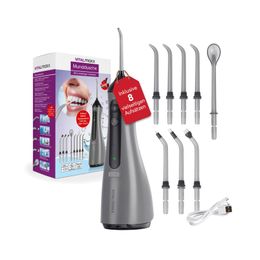 vitalmaxx Munddusche mit 8 Aufs&auml;tzen 3,7V