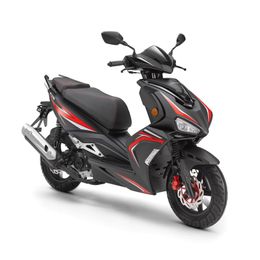 Luxxon F18 Motoroller - City Roller mit 50 ccm - 2,9 PS f&uuml;r max 45 km/h, schwarz