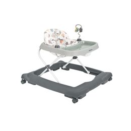 Kikka boo Lauflernhilfe Paleo, faltbar, h&ouml;henverstellbar, Stopper, R&auml;der drehbar grau