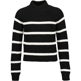 Blue Seven M&auml;dchen Strickpullover "Pullover mit Stehkragen"9990, schwarz, Gr. 152, 100% Polyester, Pullover