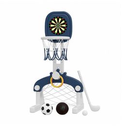 Livingandhome Spielplatz, Blau, Wei&szlig;, Kunststoff, 40x85x41 cm, unisex, Spielzeug, Kinderspielzeug, Sonstiges Spielzeug
