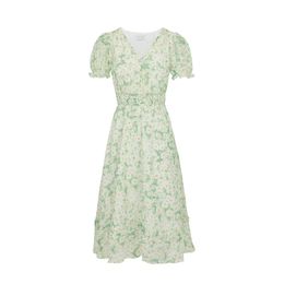 Anna Field Kleid Damen Gr&ouml;&szlig;e 38 curry / hellgr&uuml;n / wei&szlig;