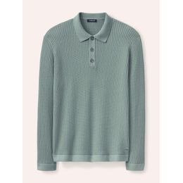 Walbusch Strickpolo aus Baumwolle