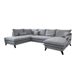 Miuform Wohnlandschaft mit Schlaffunktion Charming Charlie grau Ma&szlig;e (cm): B: 302 H: 90 &raquo; H&ouml;ffner