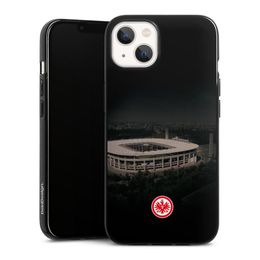 DeinDesign iPhone 13 Handy Silikon H&uuml;lle Case schwarz Handyh&uuml;lle Stadium Official Licensed Product Eintracht Frankfurt