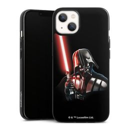 DeinDesign iPhone 13 Handy Silikon H&uuml;lle Case schwarz Handyh&uuml;lle Merchandise Darth Vader Star Wars