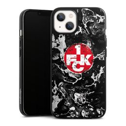 DeinDesign iPhone 13 Handy Silikon H&uuml;lle Case schwarz Handyh&uuml;lle Coat Of Arms 1. Fc Kaiserslautern Muster