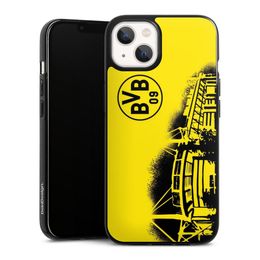DeinDesign iPhone 13 Handy Silikon H&uuml;lle Case schwarz Handyh&uuml;lle Stadium Bvb Borussia Dortmund