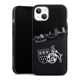 DeinDesign iPhone 13 Handy Silikon H&uuml;lle Case schwarz Handyh&uuml;lle Skyline Official Licensed Product 1. Fc K&ouml;ln