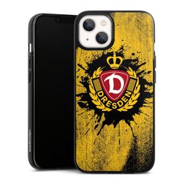 DeinDesign iPhone 13 Handy Silikon H&uuml;lle Case schwarz Handyh&uuml;lle Official Licensed Product Soccer Sg Dynamo Dresden