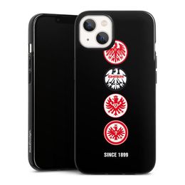 DeinDesign iPhone 13 Handy Silikon H&uuml;lle Case schwarz Handyh&uuml;lle Eintracht Frankfurt Soccer Sge