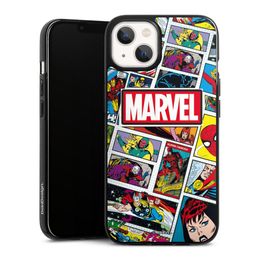 DeinDesign iPhone 13 Handy Silikon H&uuml;lle Case schwarz Handyh&uuml;lle Muster Comic Marvel