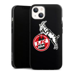 DeinDesign iPhone 13 Handy Silikon H&uuml;lle Case schwarz Handyh&uuml;lle Transparent Logo 1. Fc K&ouml;ln