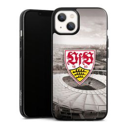 DeinDesign iPhone 13 Handy Silikon H&uuml;lle Case schwarz Handyh&uuml;lle Official Licensed Product Vfb Stuttgart Stadium