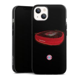 DeinDesign iPhone 13 Handy Silikon H&uuml;lle Case schwarz Handyh&uuml;lle Fc Bayern M&uuml;nchen Fcb Official Licensed Product Stadium