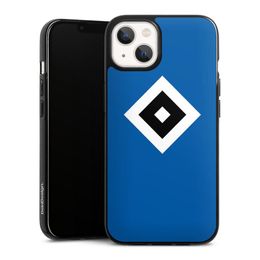 DeinDesign iPhone 13 Handy Silikon H&uuml;lle Case schwarz Handyh&uuml;lle Logo Hsv Hamburger Sv