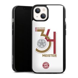 DeinDesign iPhone 13 Handy Silikon H&uuml;lle Case schwarz Handyh&uuml;lle Official Licensed Product Master Fc Bayern M&uuml;nchen