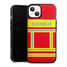 DeinDesign iPhone 13 Handy Silikon H&uuml;lle Case schwarz Handyh&uuml;lle Fire Fighters Life Saver Fire Fighter