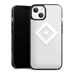 DeinDesign iPhone 13 Handy Silikon H&uuml;lle Case schwarz Handyh&uuml;lle Hsv Hamburger Sv Coat Of Arms