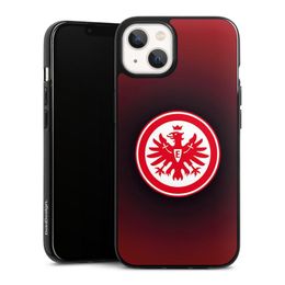 DeinDesign iPhone 13 Handy Silikon H&uuml;lle Case schwarz Handyh&uuml;lle Official Licensed Product Coat Of Arms Eintracht Frankfurt