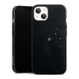 DeinDesign iPhone 13 Handy Silikon H&uuml;lle Case schwarz Handyh&uuml;lle Space Weltall Astronaut