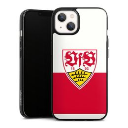 DeinDesign iPhone 13 Handy Silikon H&uuml;lle Case schwarz Handyh&uuml;lle Vfb Stuttgart Logo Official Licensed Product