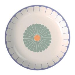 Villeroy & Boch Villeroy & Boch Salatsch&uuml;ssel Fleur Couleur, Gelb, Wei&szlig;, Pastellblau, Salbeigr&uuml;n, Keramik, Blume, rund, 7 cm, robust, Essen & Trinken, Geschirr, Schalen & Sch&uuml;sseln, Salatsch&uuml;sseln