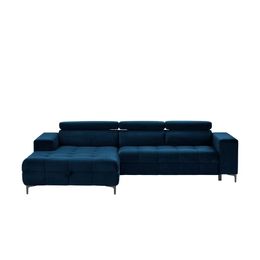 switch Ecksofa aus Mikrofaser Caro blau Ma&szlig;e (cm): B: 289 H: 93 T: 175.0 Sofas > Sofas nach Material > Stoffsofas &raquo; Sofa DE