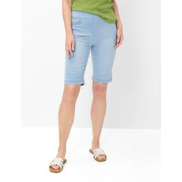 Raphaela by Brax Damen Bermuda Style PAMINA BERMUDA BLEACHED LIGHT BLUE SLIGHTUSED, denim hellblau, Gr. 36