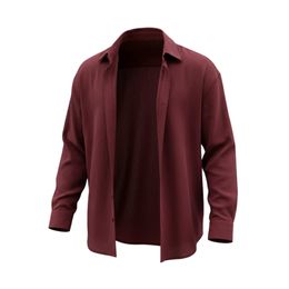 Kleidermafia Hemd Herren Gr&ouml;&szlig;e L bordeaux