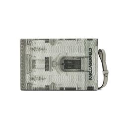 Karl Lagerfeld Clutch Damen Gr&ouml;&szlig;e One Size grau / hellgrau / schwarz